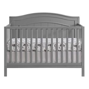 Oxford Baby Nolan 4-in-1 Convertible Crib, Dove Gray, GreenGuard Gold Certified