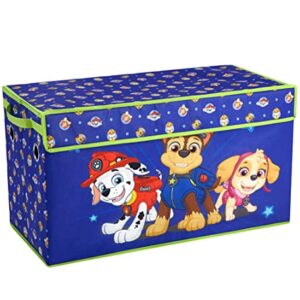 Idea Nuova Nickelodeon Paw Patrol Chase, Marshall and Skye Collapsible Children’s Storage Trunk, Durable with Lid