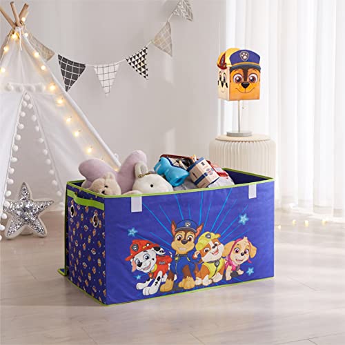 Idea Nuova Nickelodeon Paw Patrol Chase, Marshall and Skye Collapsible Children’s Storage Trunk, Durable with Lid