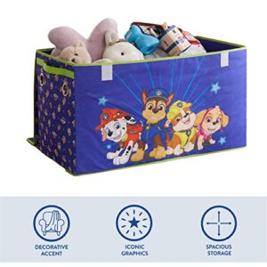 Idea Nuova Nickelodeon Paw Patrol Chase, Marshall and Skye Collapsible Children’s Storage Trunk, Durable with Lid