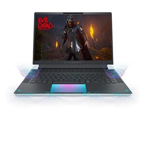 Alienware X16 R1 Gaming Laptop - 16-inch QHD+ 240Hz Display, Intel Core i9-13900HK, 32GB LPDDR5 RAM, 1TB SSD, NVIDIA GeForce RTX 4080 12GB GDDR6, Windows 11 Home - Lunar Silver