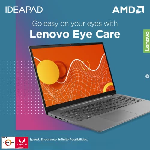 Lenovo IdeaPad, 20GB RAM, 1TB SSD, AMD Dual-core Processor, 15.6 Inch HD Anti-Glare Display, Long Battery Life Up to 9.5Hr, HDMI, SD Card Reader, Windows 11, 1 Year Microsoft 365