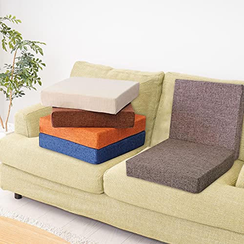 TUNKENCE Seat Cushion Seat Cushion for Truck Square Chair CushionHigh Density Sponge NonslipLiving RoomA dult for Rocking, Dining, Patio, Camping, Kitchen Chairs,15.7x15.7In