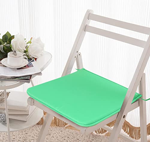 TUNKENCE Solid Chair Pad Chair Pad Covers Square Strap Garden Chair Pads Seat Cushion for Outdoor Bistros Stool Patio Dining Room for Office, Dining, Kitchen, Patio, Porch or Deck