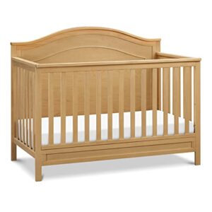 davinci charlie 4-in-1 convertible crib in honey | greenguard gold certified