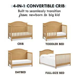 DaVinci Charlie 4-in-1 Convertible Crib in Honey | Greenguard Gold Certified