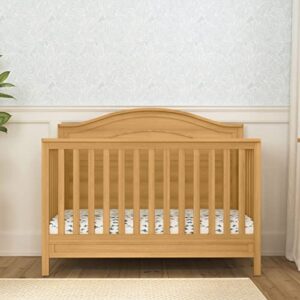 DaVinci Charlie 4-in-1 Convertible Crib in Honey | Greenguard Gold Certified