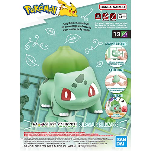 Bandai Hobby Pokemon Model Kit Quick!! 13 Bulbasaur