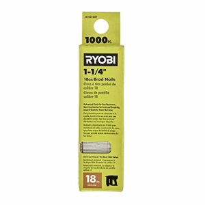 ryobi 1,000 pc. 1-1/4" 18ga brad nails - a1021801