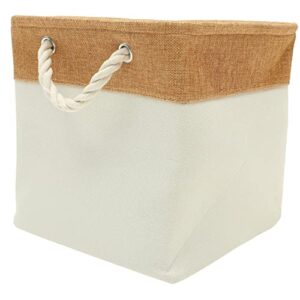 5pcs Fabric Storage Basket Blanket Storage Bag Linen Storage Bags Kids Travel Nursery Laundry Basket Freestanding Laundry Hamper Nursery Basket Organizer X11