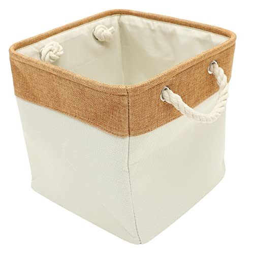 5pcs Fabric Storage Basket Blanket Storage Bag Linen Storage Bags Kids Travel Nursery Laundry Basket Freestanding Laundry Hamper Nursery Basket Organizer X11