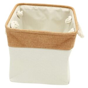 5pcs Fabric Storage Basket Blanket Storage Bag Linen Storage Bags Kids Travel Nursery Laundry Basket Freestanding Laundry Hamper Nursery Basket Organizer X11