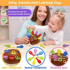 Baby Toys for 1 Year Old Boy Girl,Toddler Toys Fine Motor Skills Games Counting and Sorting,Kids Educational Learning Toys for 1 2 3 Year Old Girls Boys,Toys for Toddlers 1-3 Birthday Gift Outdoor