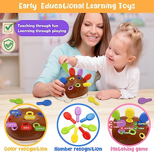 Baby Toys for 1 Year Old Boy Girl,Toddler Toys Fine Motor Skills Games Counting and Sorting,Kids Educational Learning Toys for 1 2 3 Year Old Girls Boys,Toys for Toddlers 1-3 Birthday Gift Outdoor