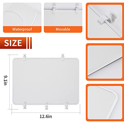 Ioyaauy Bogg Bag Divider Tray, Compatible with Large X Bagg Bag 19x15x9.5inch, Divider Tray for Bogg Bag Accessories Help with Organizing Bogg Bag and Divide Space (White-2PCS)