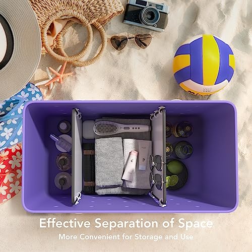 CANKOO Divider Tray for Bogg Bag Accessories for BOGG BAG X Large Original Help your Bogg Bag Divide Space and Storage, Easily Achieve Maximum Organization of Your Bag 2pcs Black