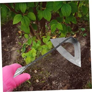 GANAZONO 1pc Puller Portable Accessories Shovel Moving Outdoor Rake Backing Casrt Women Weeder Process Soil- Forging Planting Tool Garden Iron Multipurpose Snow Loosening Weeding Gifts