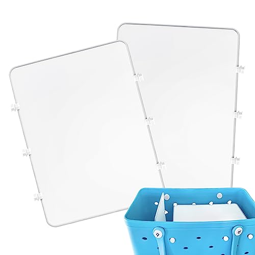 BIFLUTE Divider Tray for Bogg Bag Accessories, 2Pcs Divider for The Original Size Bogg Bag Help with Organizing and Divide Space, Multifunctional Beach Bag Insert Divider Tray for Beach Picnic Lunch