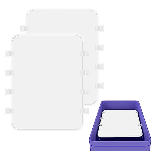 UQOOQFA Set of 2 Divider Tray for Bogg Bag Accessories for Bogg Bags Help with Organizing Your Bogg Bag and Divide Space Accessories (White)