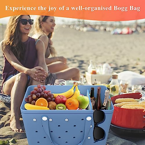 UQOOQFA Set of 2 Divider Tray for Bogg Bag Accessories for Bogg Bags Help with Organizing Your Bogg Bag and Divide Space Accessories (White)