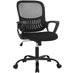 office chair, desk chair, ergonomic home office desk chairs, computer gaming chair with comfortable armrests, mesh desk chairs with wheels, office desk chair, mid-back task chair with lumbar support