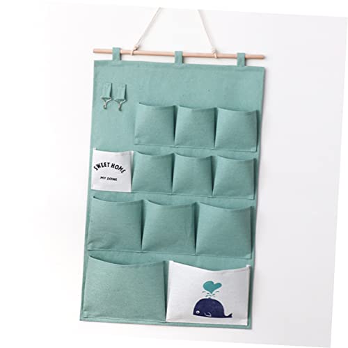 Levemolo Hanging Bag Storage Bags Wall Hanging Bag Wall Baskets Hanging Bag Wall Storage Supplies Fabric Door Green Baby High Capacity Storage Bag Wall Wall Storage Bag