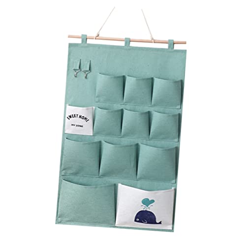 Levemolo Hanging Bag Storage Bags Wall Hanging Bag Wall Baskets Hanging Bag Wall Storage Supplies Fabric Door Green Baby High Capacity Storage Bag Wall Wall Storage Bag