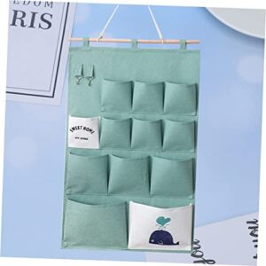 Levemolo Hanging Bag Storage Bags Wall Hanging Bag Wall Baskets Hanging Bag Wall Storage Supplies Fabric Door Green Baby High Capacity Storage Bag Wall Wall Storage Bag