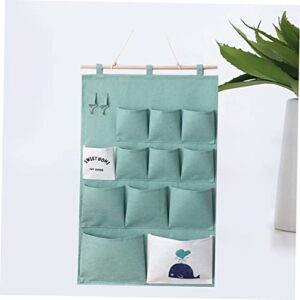 Levemolo Hanging Bag Storage Bags Wall Hanging Bag Wall Baskets Hanging Bag Wall Storage Supplies Fabric Door Green Baby High Capacity Storage Bag Wall Wall Storage Bag