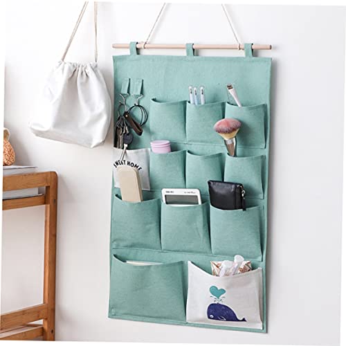 Levemolo Hanging Bag Storage Bags Wall Hanging Bag Wall Baskets Hanging Bag Wall Storage Supplies Fabric Door Green Baby High Capacity Storage Bag Wall Wall Storage Bag