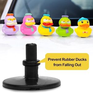 OleOletOy 40pcs Duck Plug - Rubber Duck Mount, Rubber Duck Holder for Jeep Dash and Fixed Display, Gift for Jeep Lover, Black (Excluding Rubber Duck)