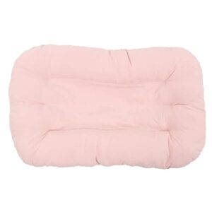 Baby Sleeping Lounger, Detachable Newborn Bassinet Neck Support Uterus Shape Soft Cotton for Home Use (Pink)