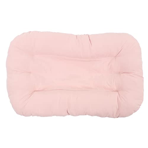 Baby Sleeping Lounger, Detachable Newborn Bassinet Neck Support Uterus Shape Soft Cotton for Home Use (Pink)