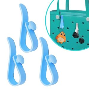 culasign 3pcs hooks for bags, accessories for bag, insert keychain holder charms organize valuables for beach bag