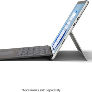 Microsoft Surface Pro 8 Tablet, LTE, Intel i5-1145G7, 16GB RAM, 256GB SSD, Intel UHD Graphics, 13" Touchscreen Display, Windows 11 Pro Laptop Computer, Platinum, EIP-00001 (Renewed)