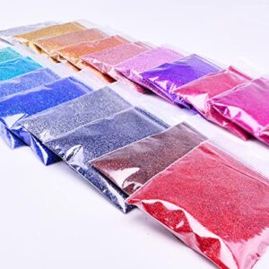 22 Color DIY Nail Resin Glitter Sequins Crystal Uv-Epoxy Jewelry Making Mold Filler Glitter for Crafts Resin Glitter Sequins for-Slime Crafts