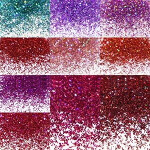 22 Color DIY Nail Resin Glitter Sequins Crystal Uv-Epoxy Jewelry Making Mold Filler Glitter for Crafts Resin Glitter Sequins for-Slime Crafts