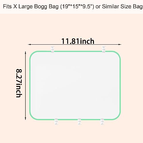 TRCKPOL Divider Tray 2 Pack for Original X Large Bogg Bag Accessories Organizer Insert Compatible with Simply Southern Boggs Bags (Green)