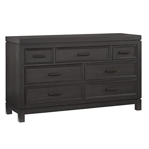 Soho Baby 40037940 Manchester Premium Soft Closing 7-Drawer Dresser, Smooth Black Iron Finish