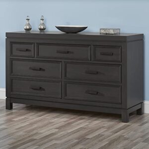 Soho Baby 40037940 Manchester Premium Soft Closing 7-Drawer Dresser, Smooth Black Iron Finish