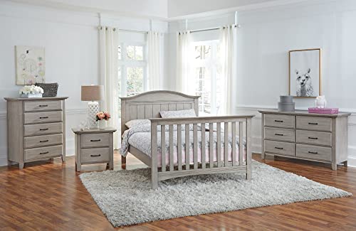 Soho Baby 44088930 Chandler Crib to Full-Size Bed Conversion Kit, Smooth Stone Wash Finish, GreenGuard Gold Certified