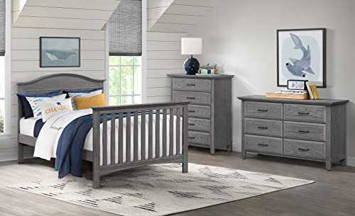 Soho Baby 44036530 Chandler Premium 6-Drawer Dresser, Wire Brush Graphite Gray Finish