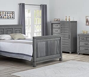 Soho Baby 40037520 Manchester Premium Soft Closing 7-Drawer Dresser, Wire Brush Rustic Gray Finish