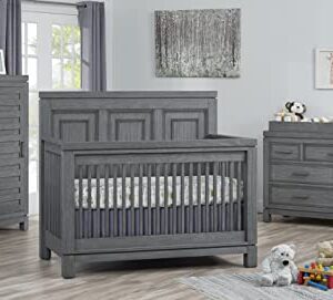 Soho Baby 40037520 Manchester Premium Soft Closing 7-Drawer Dresser, Wire Brush Rustic Gray Finish