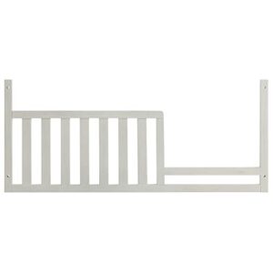 soho baby 49095480 ellison crib to toddler bed guard rail conversion kit, wire brush rustic white finish, greenguard gold certified