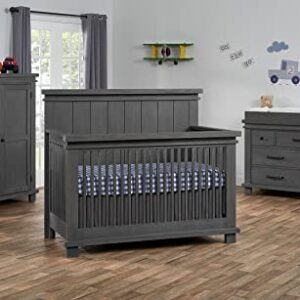 Soho Baby 43037210 Hampton Premium Soft Closing 7-Drawer Dresser, Wire Brush Canyon Gray Finish