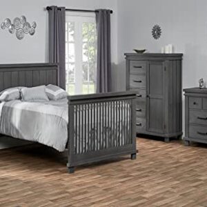 Soho Baby 43037210 Hampton Premium Soft Closing 7-Drawer Dresser, Wire Brush Canyon Gray Finish