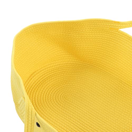 Baby Changing Basket Foldable Baby Carrier Basket Baby Carrier Basket Cartoon Portable Foldable Sleeping Basket Cotton Newborn Sleeper Basket Baby Sleeping Carry Basket (Yellow)