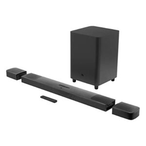 jbl bar 9.1 channel true wireless 3d surround sound soundbar with dolby atmos - 5.1.4-channel, airplay 2, and chromecast, 820w, wi-fi, bluetooth 4.2, usb, hdmi