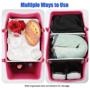 2pcs Divider for Bogg Bag, Divider Tray for Bogg Bag for XL Bogg Bag, Beach Bag, Bogg Bag, Accessories Inserts, Easy to Organize and Avoid Clutter (White)